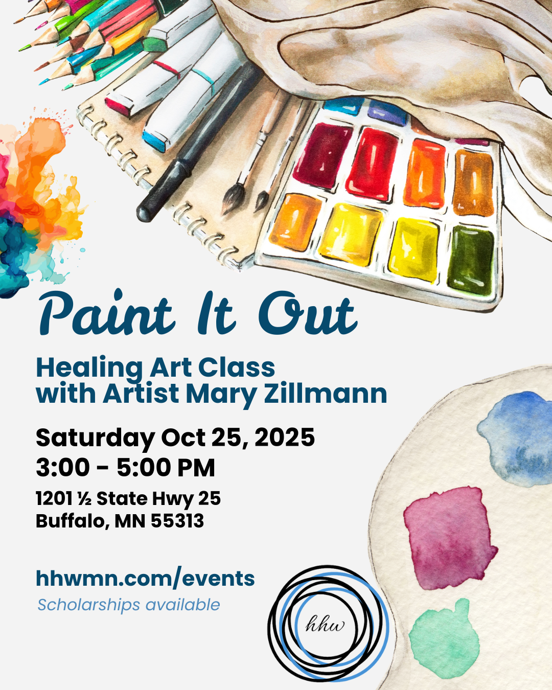 Paint It Out – Healing Art Class | Hope in a Hopeless World